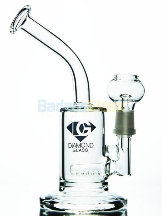8" Bent Neck Oil Rig by Diamond Glass