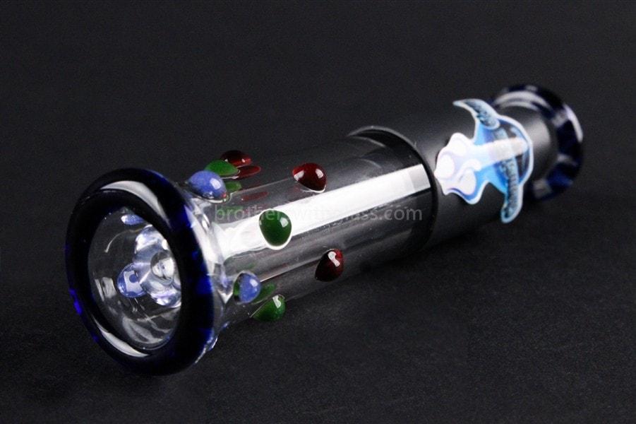Chameleon Glass Puffing it Bluntly Blunt Hand Pipe