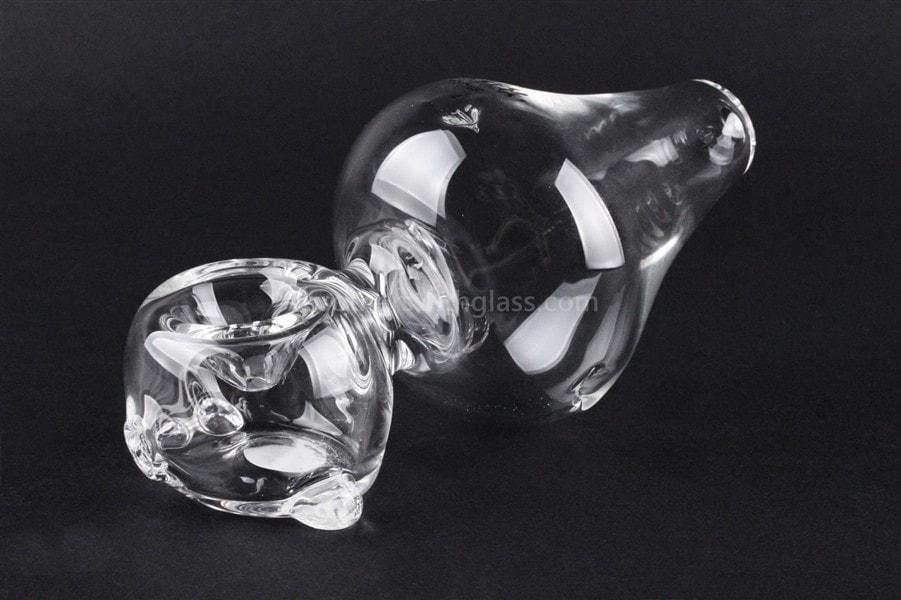 Chameleon Glass Teardrop Typhoon Hand Pipe - Steamrollers Pipe