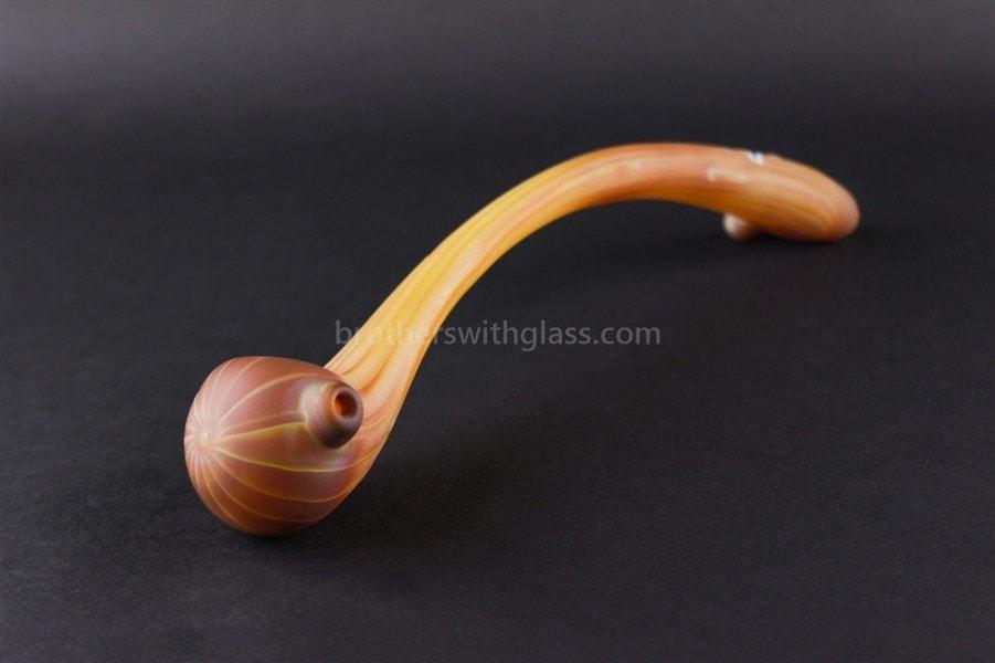 Chameleon Glass Sandblasted Woodie Gandalf Hand Pipe