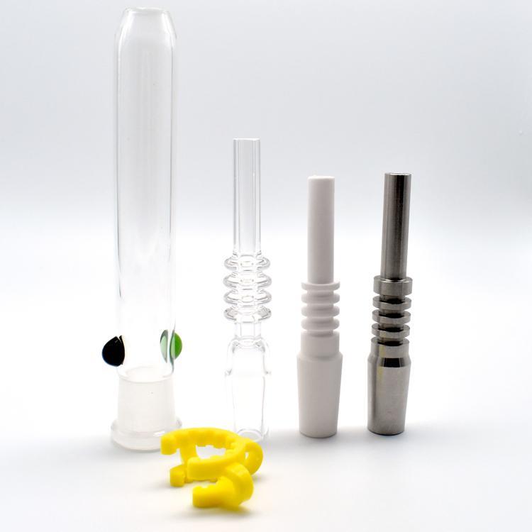 Glass Nectar Collector with Quartz, Titanium or Ceramic Tip
