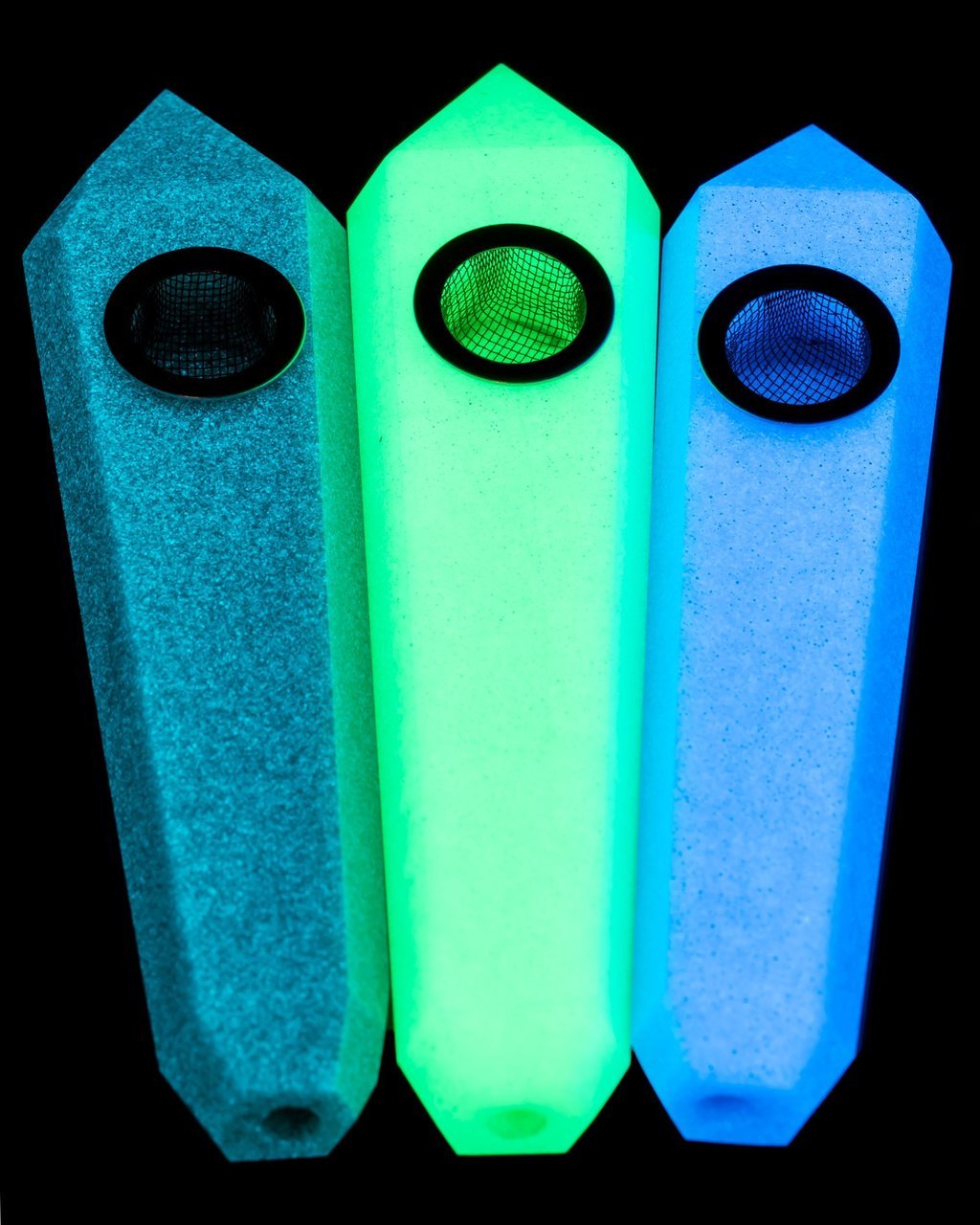 DankGeek - Luminous Glow In the Dark Stone Pipe