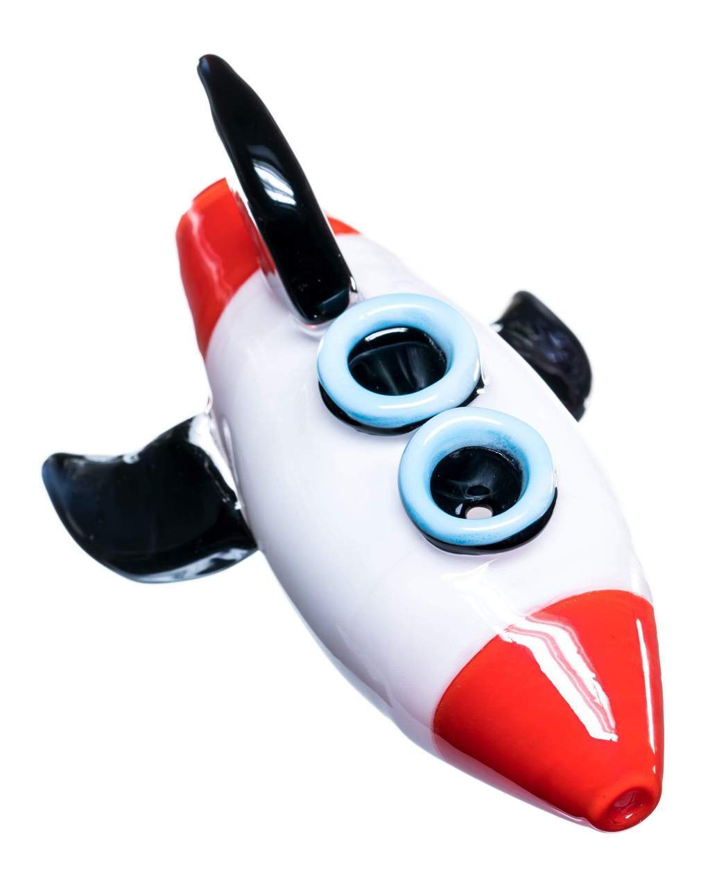 Empire Glassworks - Rocket Ship Double Bowl Steamroller